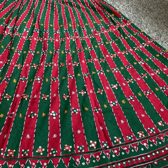 Lehengas | Gamthi Style Real Mirror Work Garba Navratri Chaniya Choli ...
